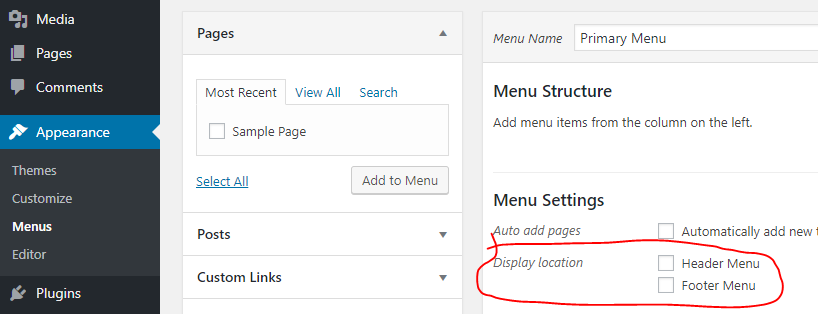 WordPress Theme Development in Bangla Part-3: Adding Navigation Menus - w3programmers.com Bangla